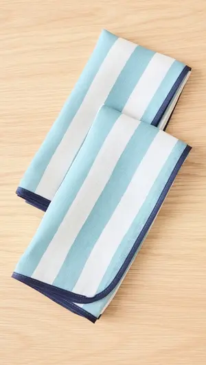 La DoubleJ Large Napkins Set Of 2 - Blue