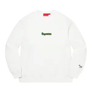 Supreme Gonz Logo Crewneck - White