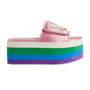 Gucci Adidas X Platform Sandal - Pink