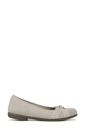 LIFESTRIDE Bzees Kissed Knit Ballerina Flat - Beige