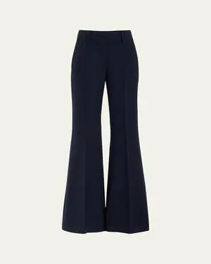 Gabriela Hearst Rhein Flared Trousers - Dark Navy