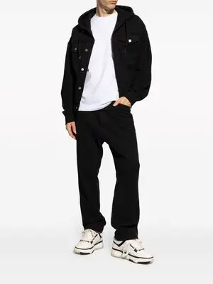 Dsquared2 Denim-panel Cotton Track Pants