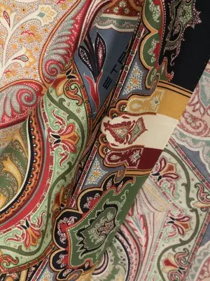 Etro Paisley-print Wool-blend Scarf