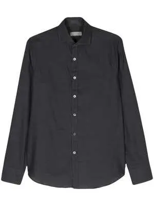 Canali Cutaway-collar Cotton Shirt