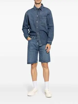 SAMSOE SAMSOE Knee-length Denim Shorts