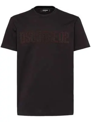 Dsquared2 Crystal-logo Cotton T-shirt