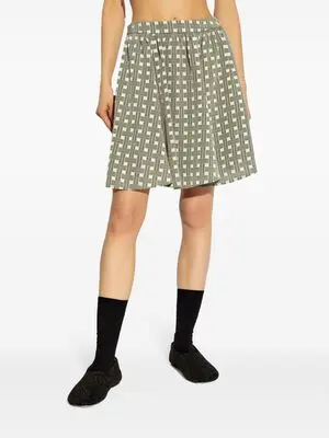 Kenzo Plaid Mini Skirt