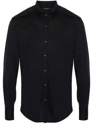 BRUNELLO CUCINELLI Spread-collar Jersey Shirt