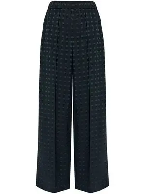 Kenzo Weave Palazzo Pants