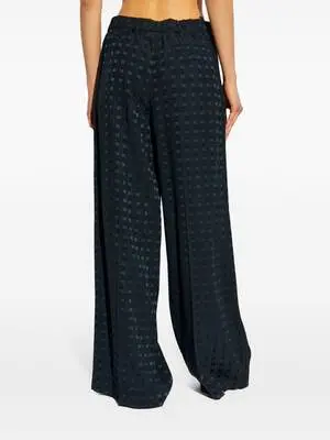 Kenzo Weave Palazzo Pants