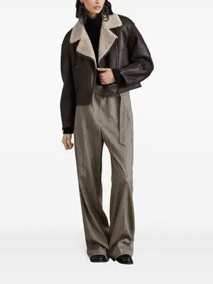 Brunello Cucinelli Roll-neck Ribbed Jumper - Black
