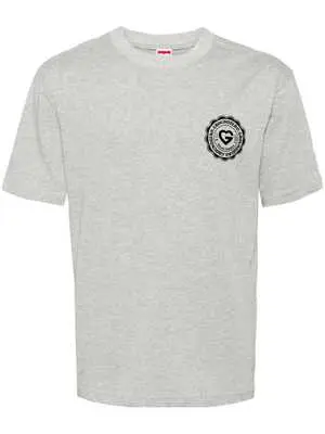 GROUND ZERO Logo-print T-shirt - Grey