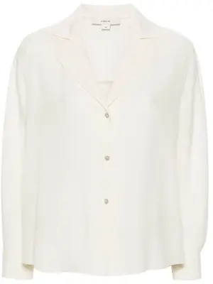 Vince Semi-sheer Silk Shirt