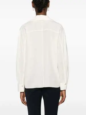 Vince Semi-sheer Silk Shirt