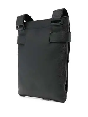 FERRAGAMO Gancini-lock Leather Messenger Bag