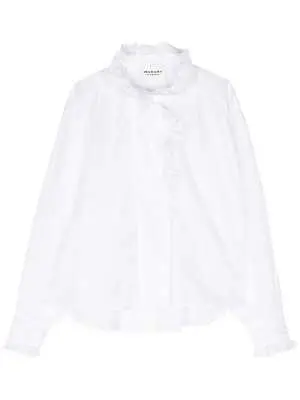 MARANT ETOILE Pamiala Ruffle-trim Blouse