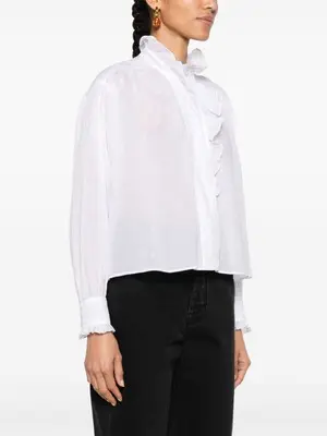 MARANT ETOILE Pamiala Ruffle-trim Blouse