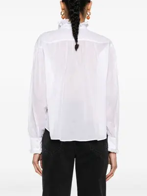 MARANT ETOILE Pamiala Ruffle-trim Blouse