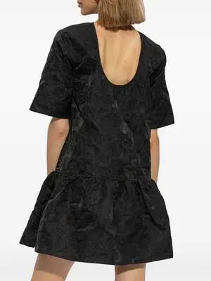 GANNI Botanical Jacquard Mini Dress