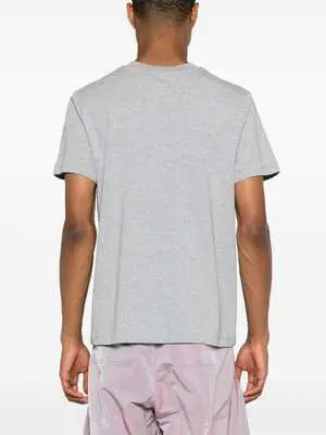 A.p.c. Flocked-logo T-shirt - Grey