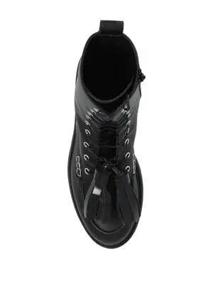 JW Anderson Tassel-detail Lace-up Boots - Black