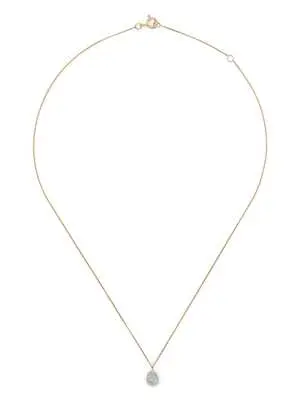 Pascale Monvoisin 9kt Yellow Diamond, And Aquamarine Necklace - Gold
