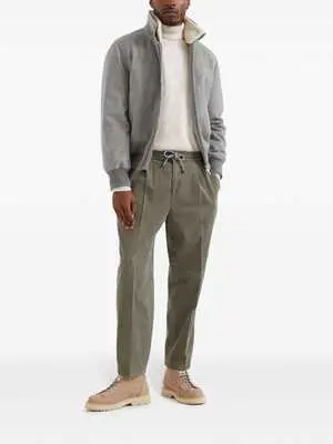 Brunello Cucinelli Drawstring Corduroy Trousers