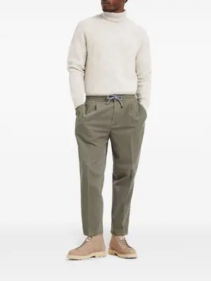 Brunello Cucinelli Drawstring Corduroy Trousers