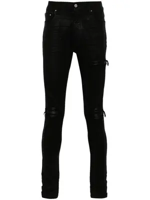 Amiri Waxed Mx1 Skinny Jeans