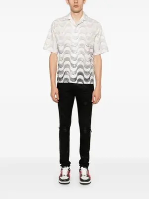 Amiri Waxed Mx1 Skinny Jeans