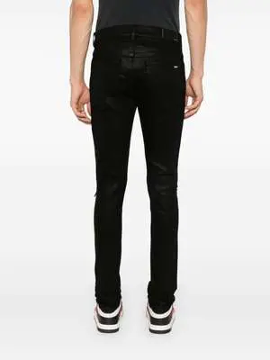 Amiri Waxed Mx1 Skinny Jeans