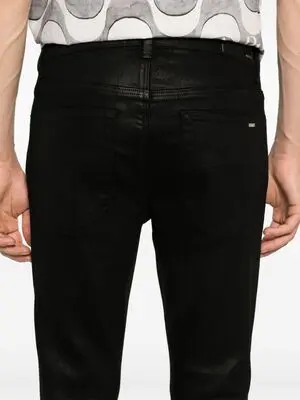 Amiri Waxed Mx1 Skinny Jeans