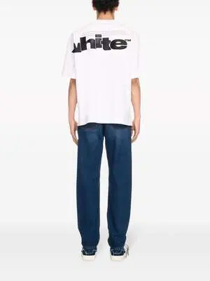 Off-White Script Tapered Jeans
