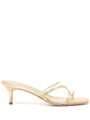 Manolo Blahnik Square Toe Sandals For Women