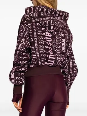 Versace Logo Hoodie - Purple
