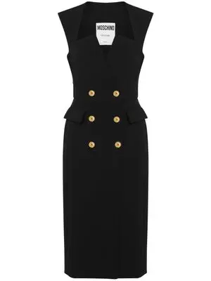Moschino Double-breasted Midi Dress