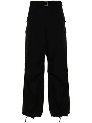 Sacai Suiting Cargo Trousers - Black