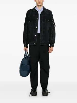 Sacai Suiting Cargo Trousers - Black