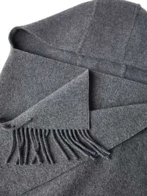 Brunello Cucinelli Fringe-trim Knitted Scarf - Grey