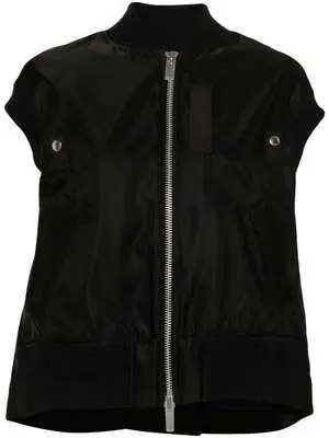 Sacai Textured Pleated Gilet
