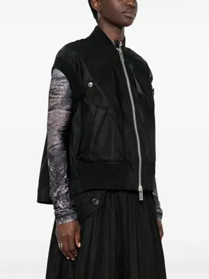 Sacai Textured Pleated Gilet