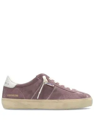 Golden Goose Round Toe Suede Sneakers For Women