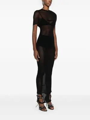 JEAN PAUL GAULTIER X Shayne Oliver Mesh Maxi Dress