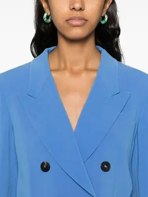 Alberto Biani Double-breasted Blazer - Blue