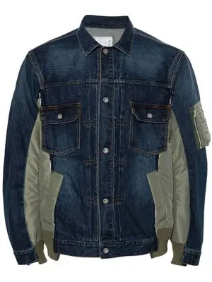 Sacai Patchwork Jackets For Men