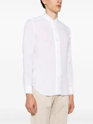 Eleventy Slub-texture Linen Shirt