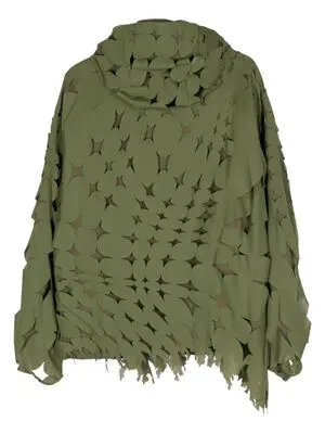 POST ARCHIVE FACTION Cut-out Detail Hooded Jacket