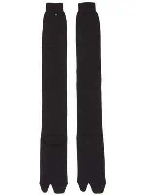 MAISON MARGIELA Tabi Knee-high Socks - Black
