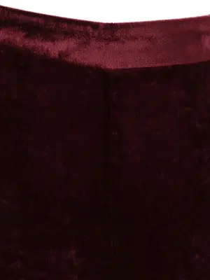 Etro Velvet Straight-leg Trousers - Red