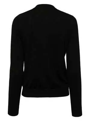 Paul Smith Ribbed-edge Wool Cardigan - Black
